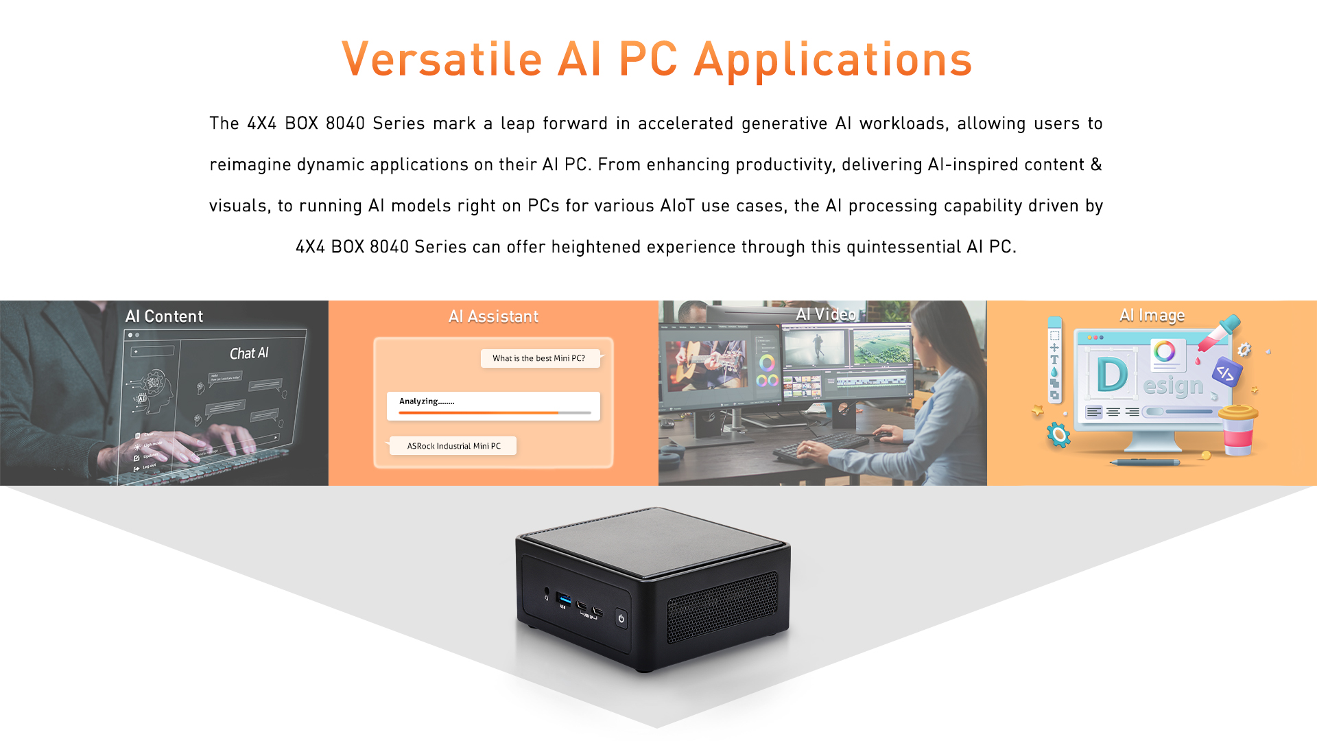 ASRock Industrial - 4X4 BOX-8840U